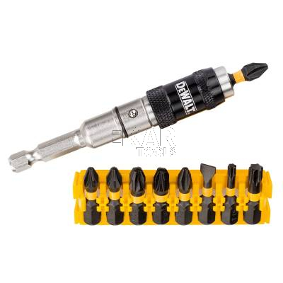 Uchwyt magnetyczny kątowy + bity FLEXTORQ DeWalt DT70518T